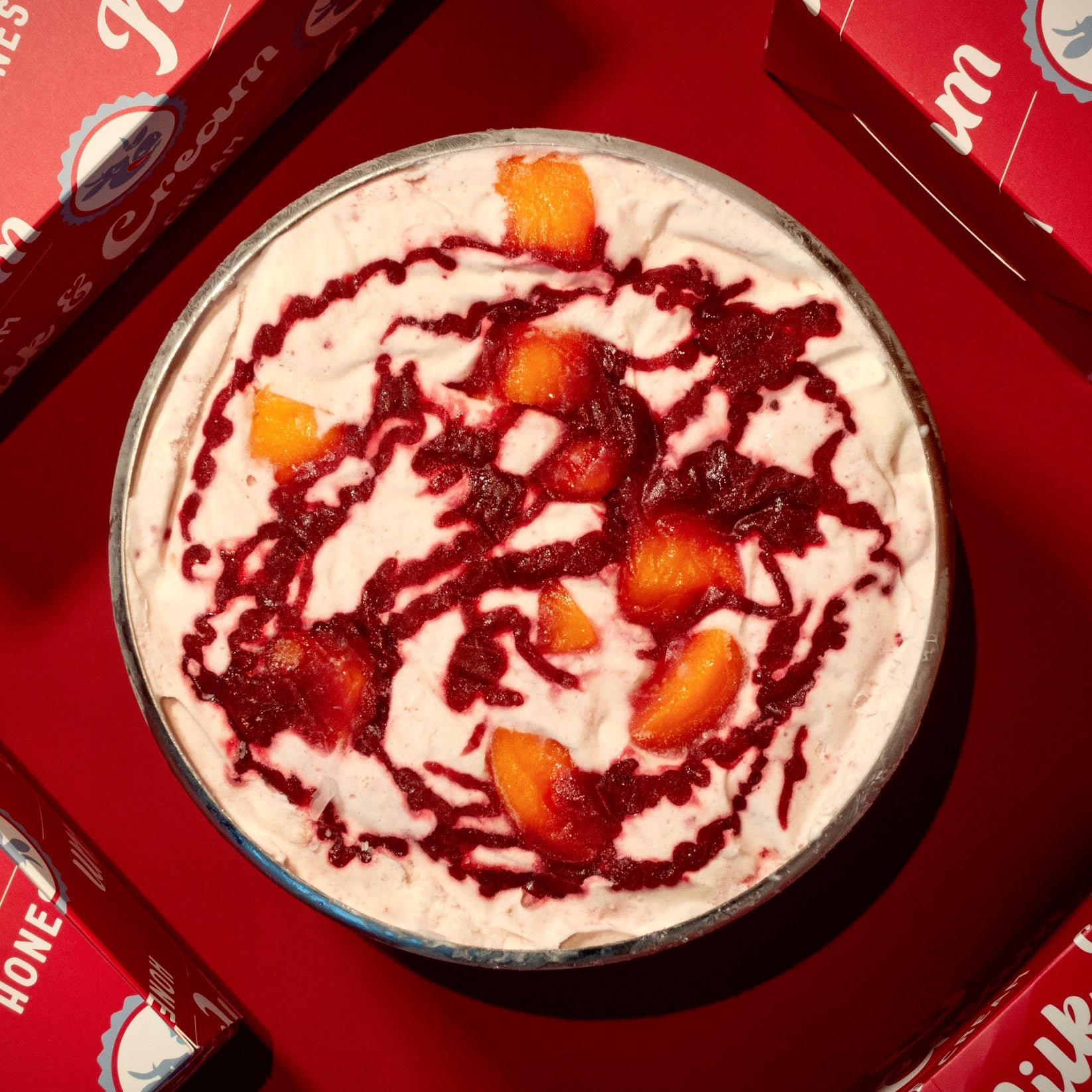 PEACH MELBA – Milk & Cream Ice Cream Bar